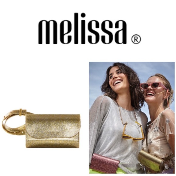 Mel by Melissa | Bags | Rare Melissa Cute Womens Glitter Jelly Belt Bag ...